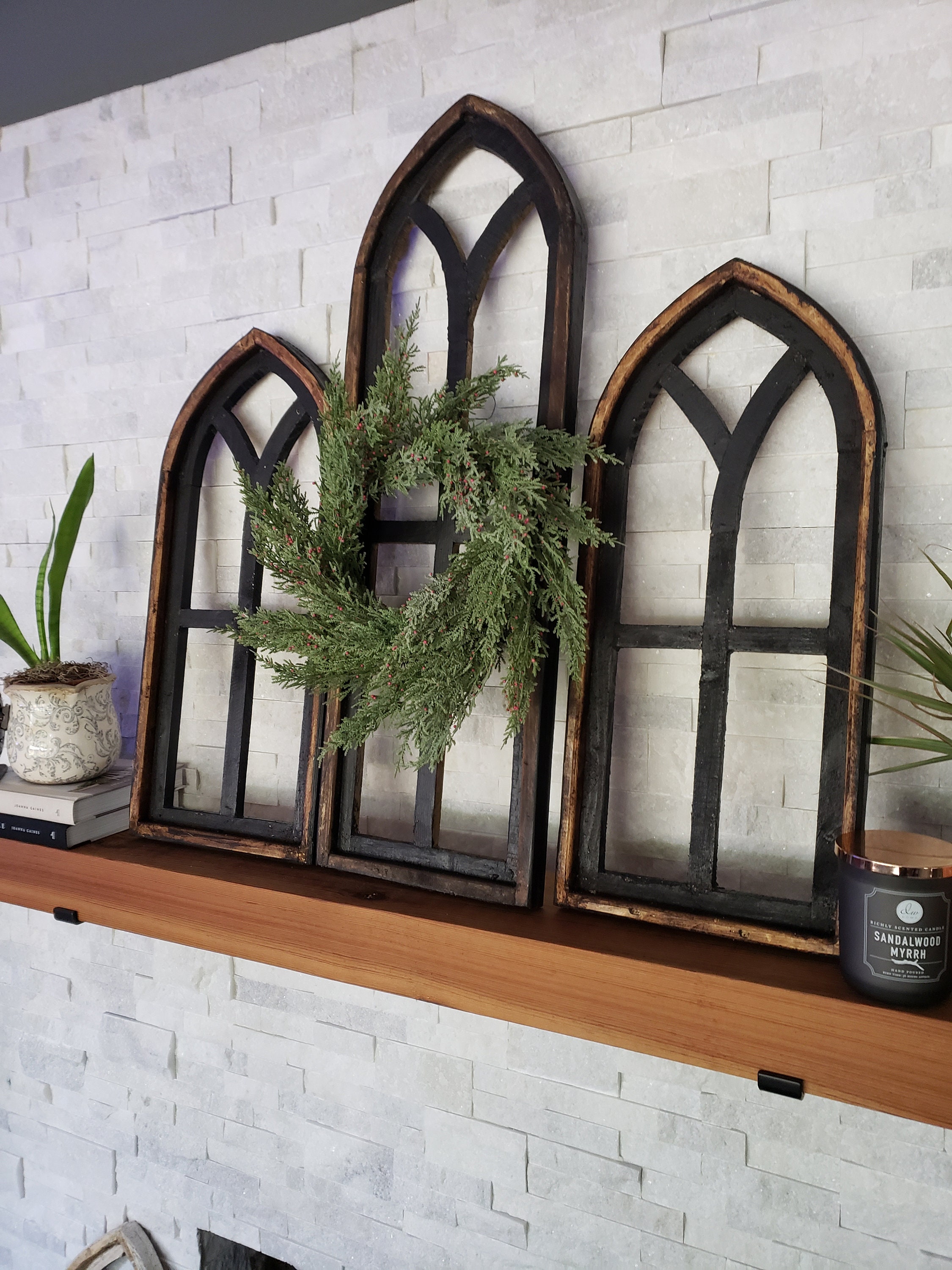 Black Wood Cathedral Style Arch - Etsy