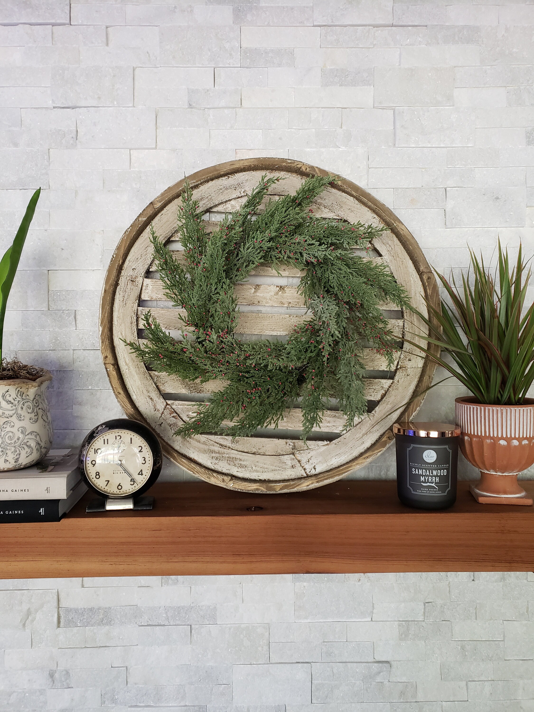 White Circle Wall Decor Window Frames - Etsy