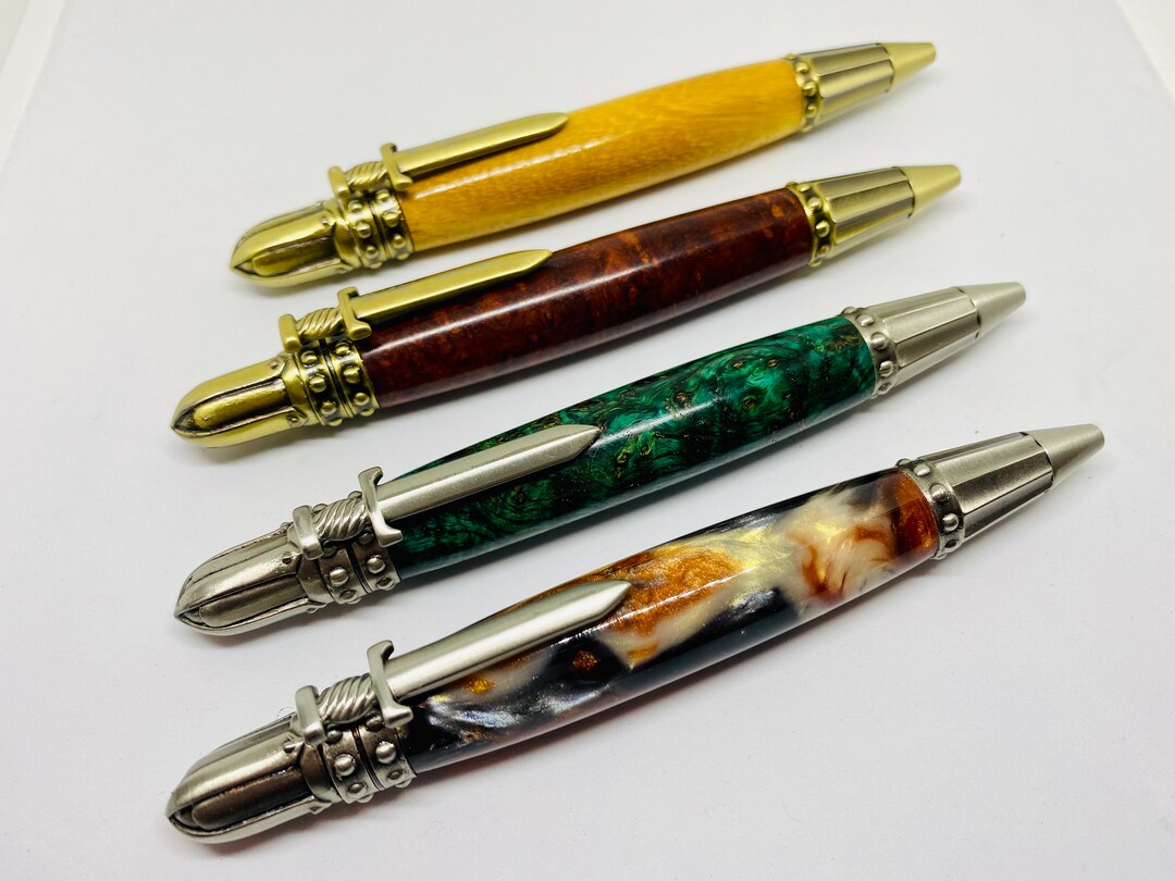 Knight's Armor Twist Pen in Your Choice of Finish - Etsy