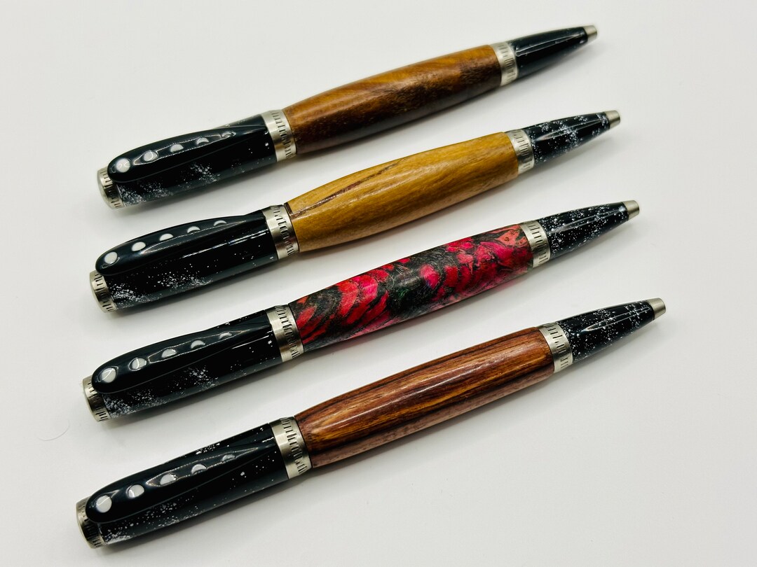 Handmade "moon Phases" Pen in a Pewter Finish - Etsy