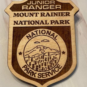 Wooden Laser Engraved National Parks Junior Ranger Badge - Etsy