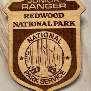 Wooden Laser Engraved National Parks Junior Ranger Badge - Etsy
