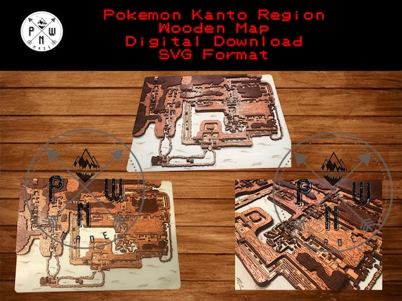 Digital Design SVG Laser File Laser Pattern Wooden Pokemon - Etsy