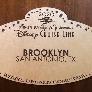 UNOFFICIAL Wooden Disney Disneyworld / Disneyland / Disneycruise ...