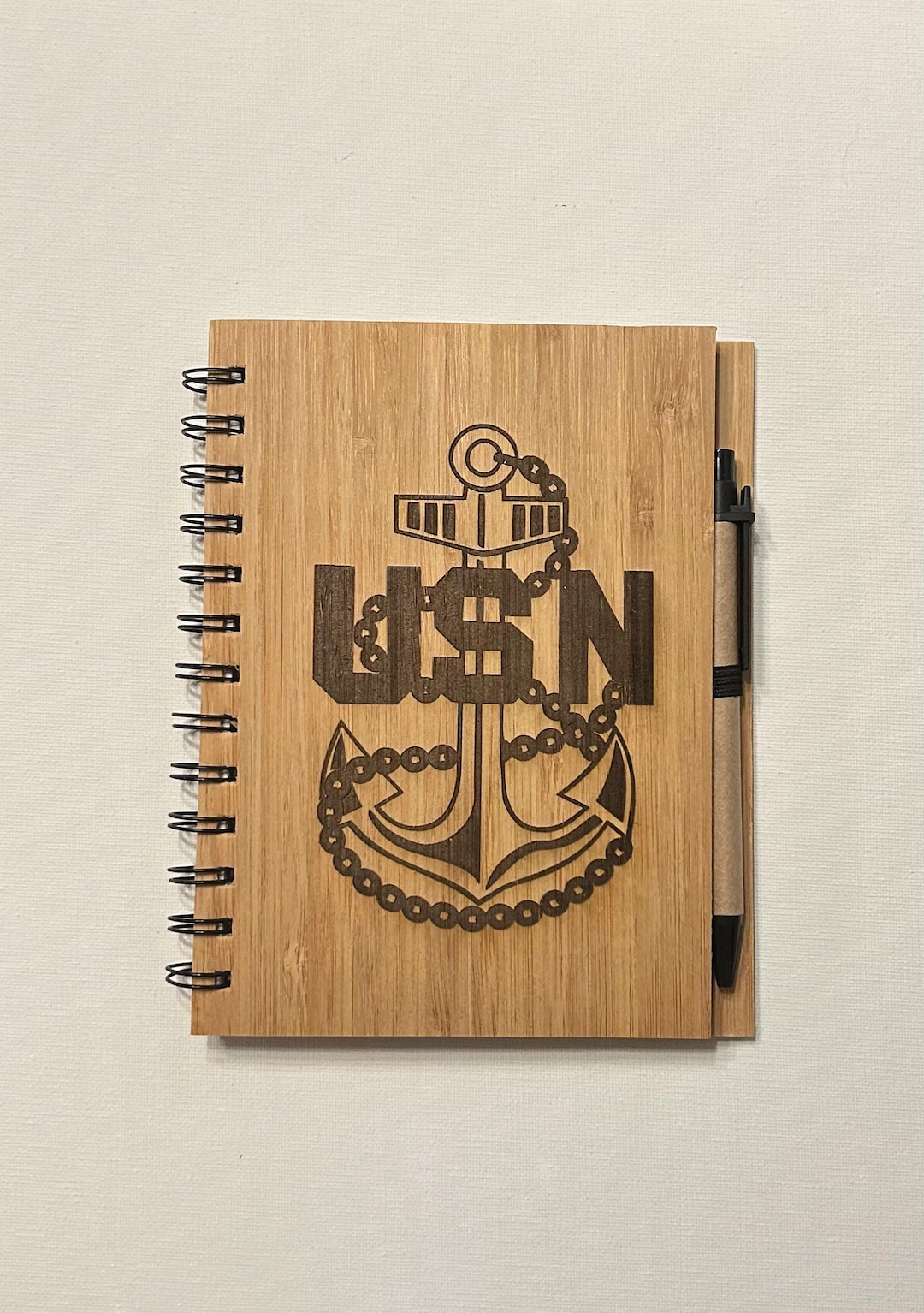 Chief Senior Chief Master Chief Command Master Chief Bamboo Notebook ...
