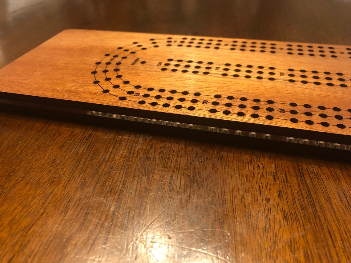 Digital Design SVG Laser File Laser Pattern Cribbage Board - Etsy Canada