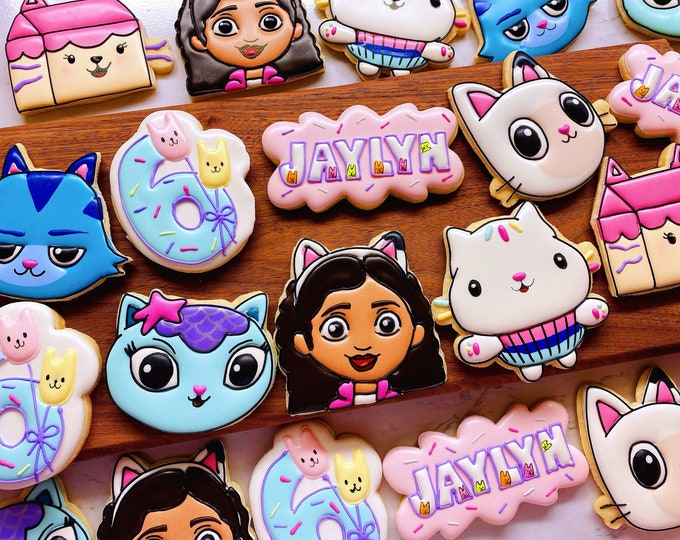 Gabby's Dollhouse Inspired Sugar Cookies - Etsy