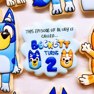 Bluey Inspired Sugar Cookies - Etsy