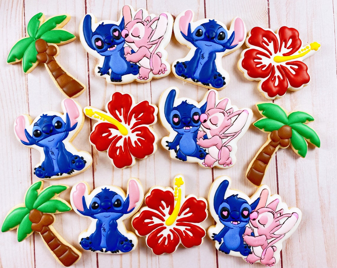 Stitch Inspired Sugar Cookies Lilo and Stitch - Etsy