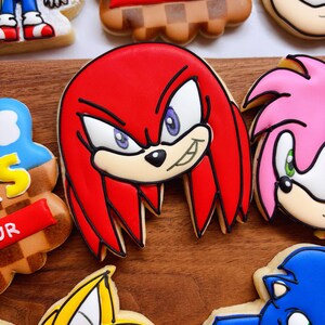 Sonic the Hedgehog Inspired Sugar Cookies - Etsy