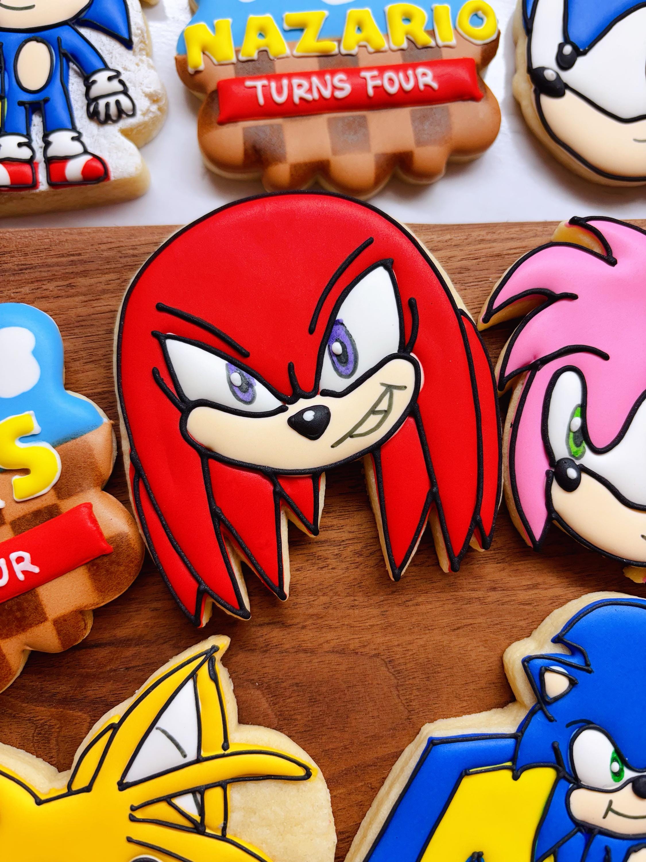 Sonic the Hedgehog Inspired Sugar Cookies - Etsy