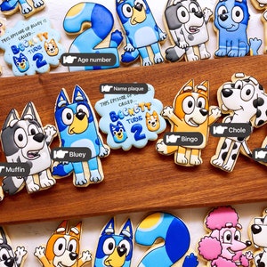 Bluey Inspired Sugar Cookies - Etsy