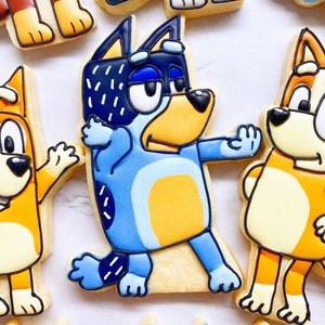 Bluey Inspired Sugar Cookies - Etsy