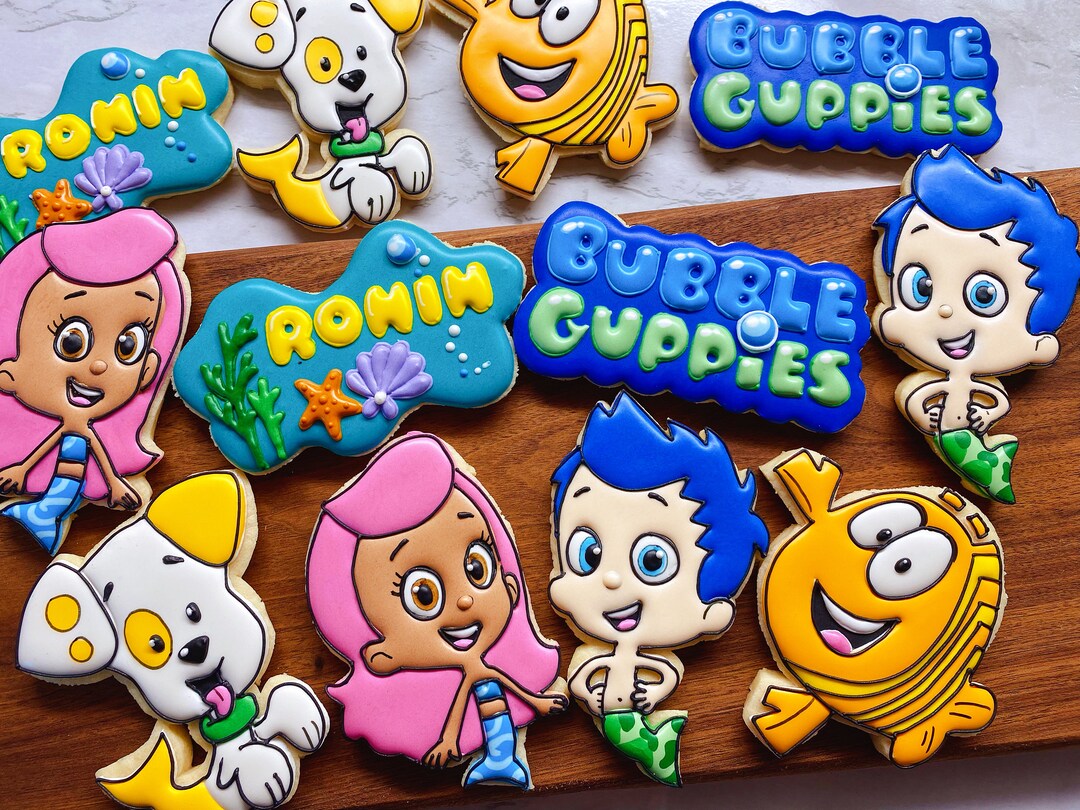 Bubble Guppies Inspired Sugar Cookies - Etsy
