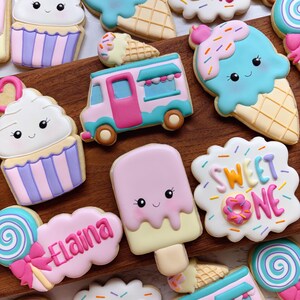 Sweet One Birthday Sugar Cookies, Two Sweet Birthday Sugar Cookies - Etsy