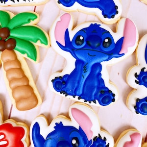 Stitch Inspired Sugar Cookies Lilo and Stitch - Etsy