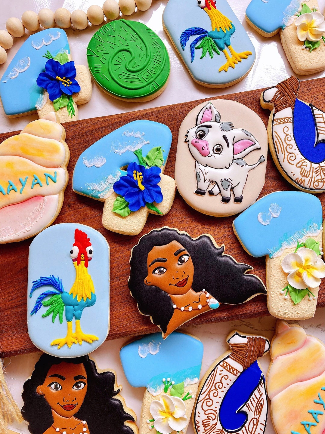 Moana Inspired Sugar Cookies - Etsy