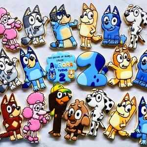 Bluey Inspired Sugar Cookies - Etsy