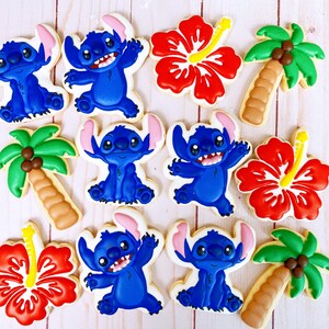 Stitch Inspired Sugar Cookies Lilo and Stitch - Etsy