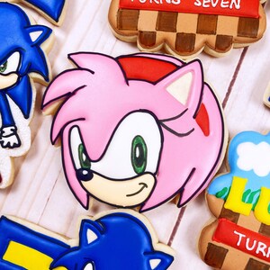 Sonic the Hedgehog Inspired Sugar Cookies - Etsy