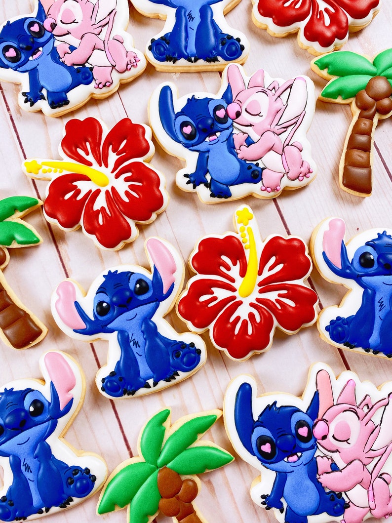Stitch Inspired Sugar Cookies Lilo and Stitch - Etsy