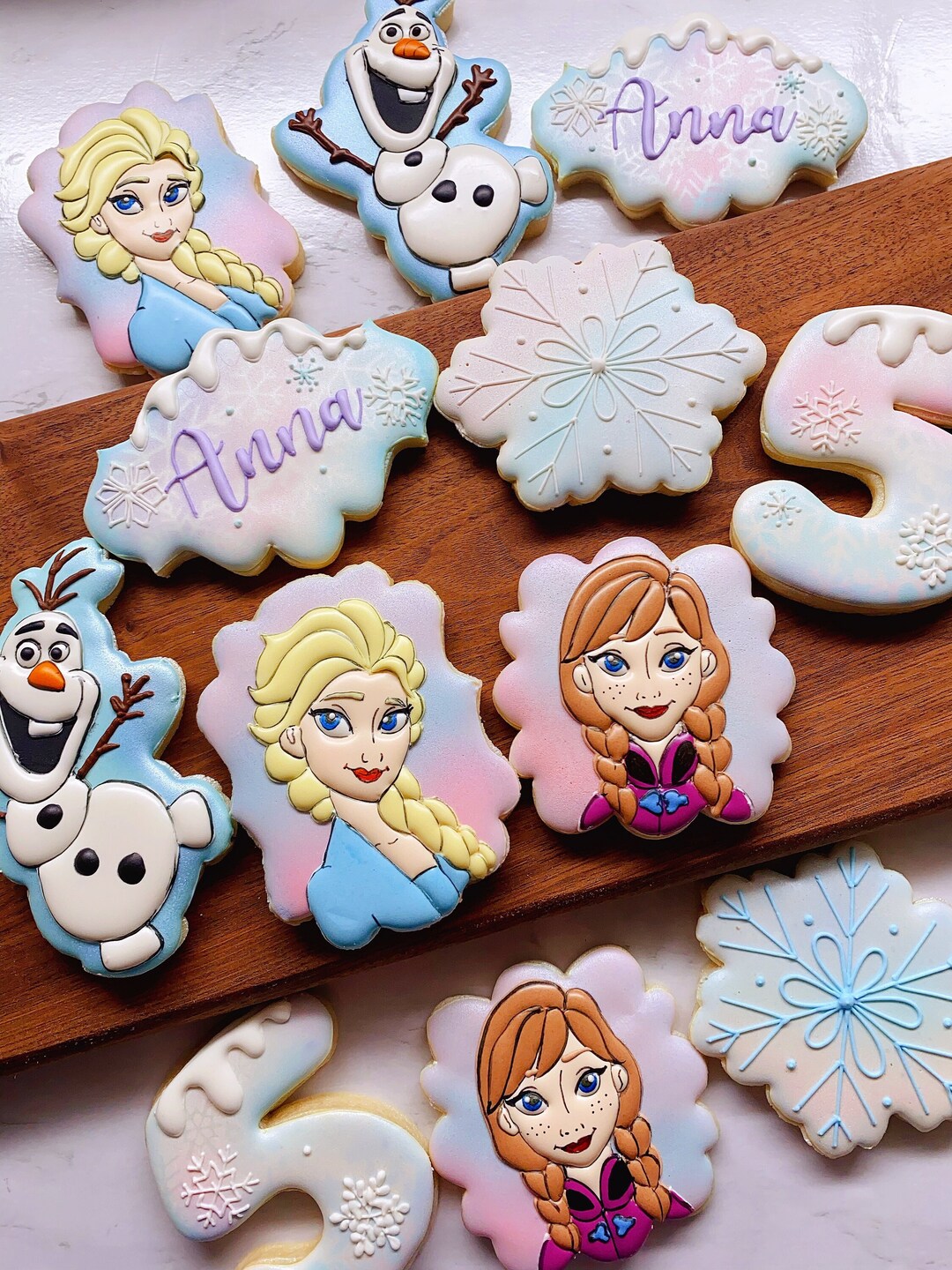 Frozen Inspired Sugar Cookies - Etsy