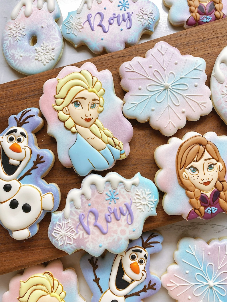 Frozen Inspired Sugar Cookies - Etsy