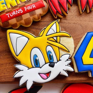 Sonic the Hedgehog Inspired Sugar Cookies - Etsy
