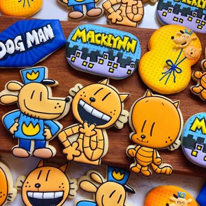 Dog Man Inspired Sugar Cookies - Etsy