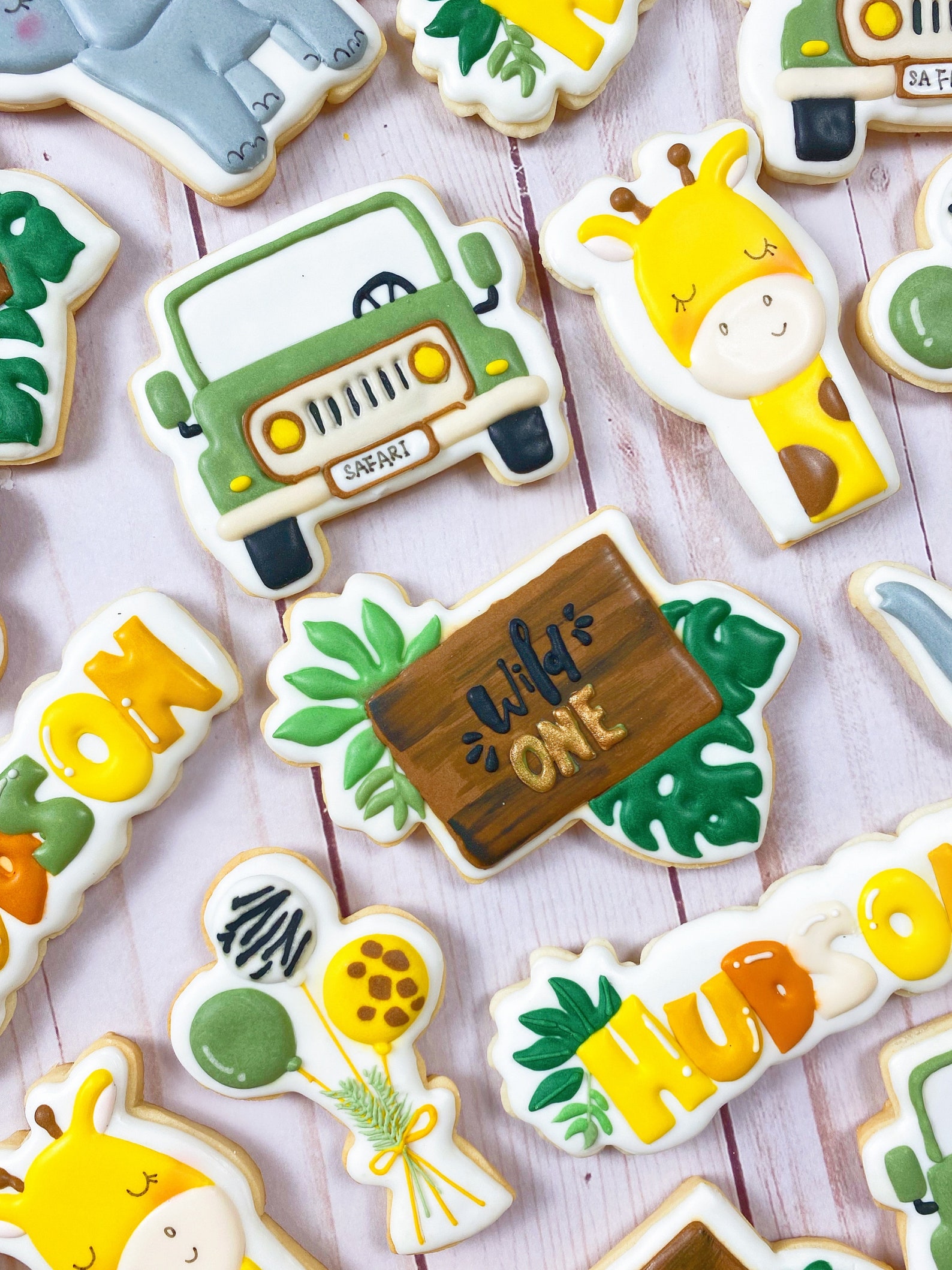 Safari Themed Cookies Wild One Cookie Jungle Animal Cookies - Etsy
