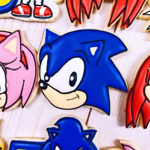 Sonic the Hedgehog Inspired Sugar Cookies - Etsy