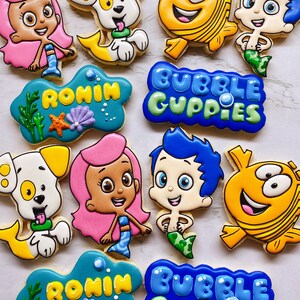 Bubble Guppies Inspired Sugar Cookies - Etsy
