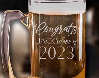 College Graduation Gift, Graduation Beer Mug, Graduation Gift, College ...