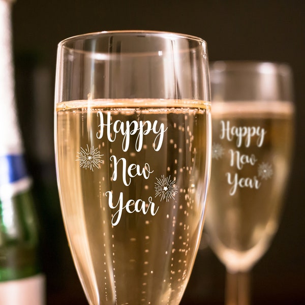 New Years Glasses - Etsy