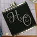 Personalized Initials Flask, Wedding Flask, Personalized Wedding Gift ...