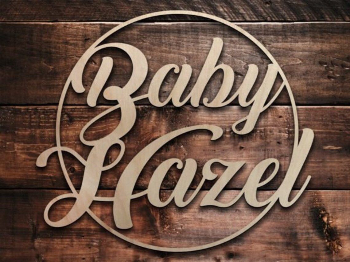 Baby Name Sign Wood Custom Baby Name Sign Nursery Name Sign | Etsy