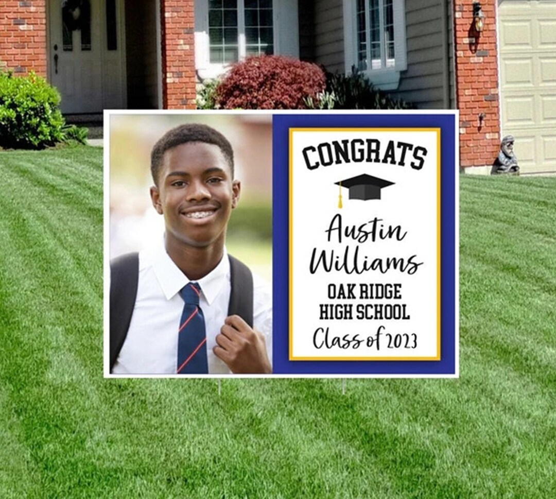 Graduation Yard Signs College Graduation High School - Etsy