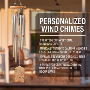 Love Note Wind Chime, Memorial Wind Chime, Remembrance Wind Chime ...