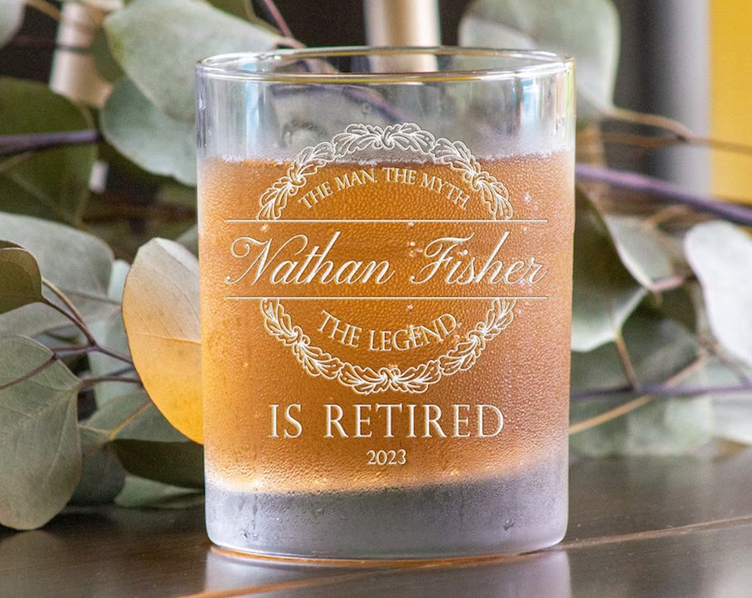 The Man. the Myth. the Legend. Retirement Gifts, Personalized Whiskey ...