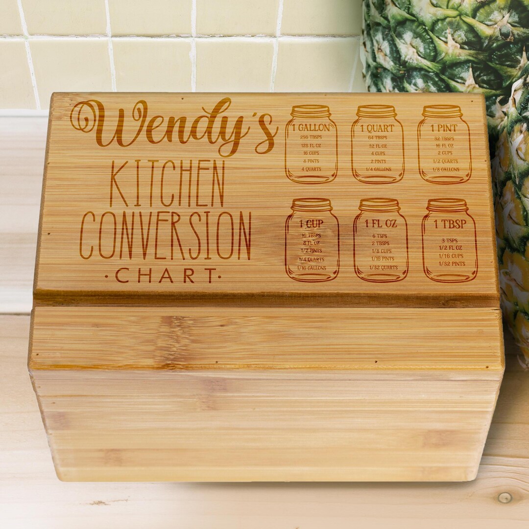 Bakers Conversion Chart, Baker Gift, Cooking Gift, Mothers Day Gift ...