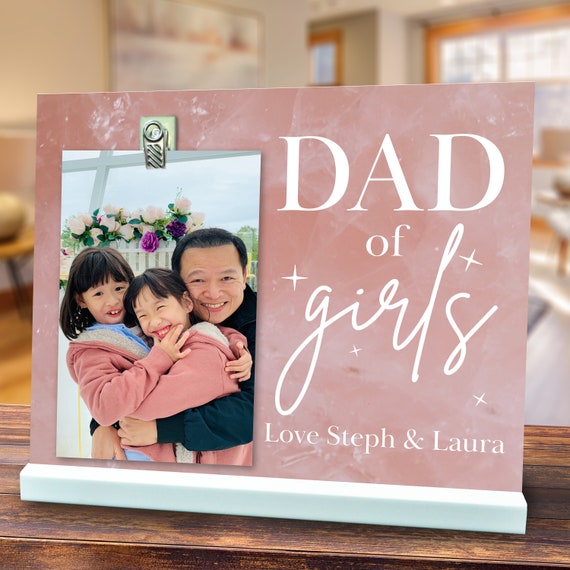 Fathers Day Gift Photo Holder Photo Frame Gift for Dad Dad | Etsy