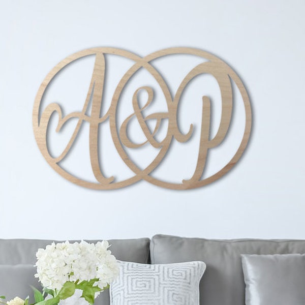Wooden Monogram - Etsy