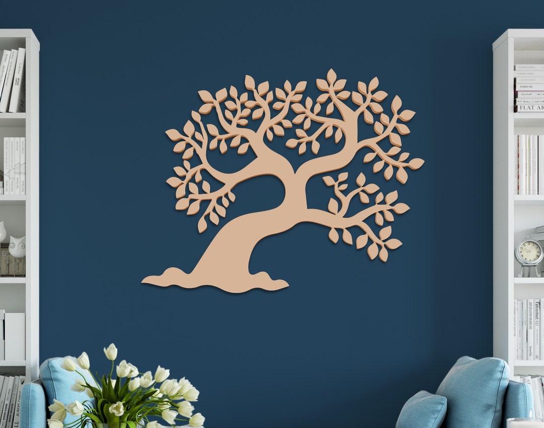 Tree Wood Sign, Tree Wooden Sign, Wooden Tree Sign, Rustic Decor, Home ...