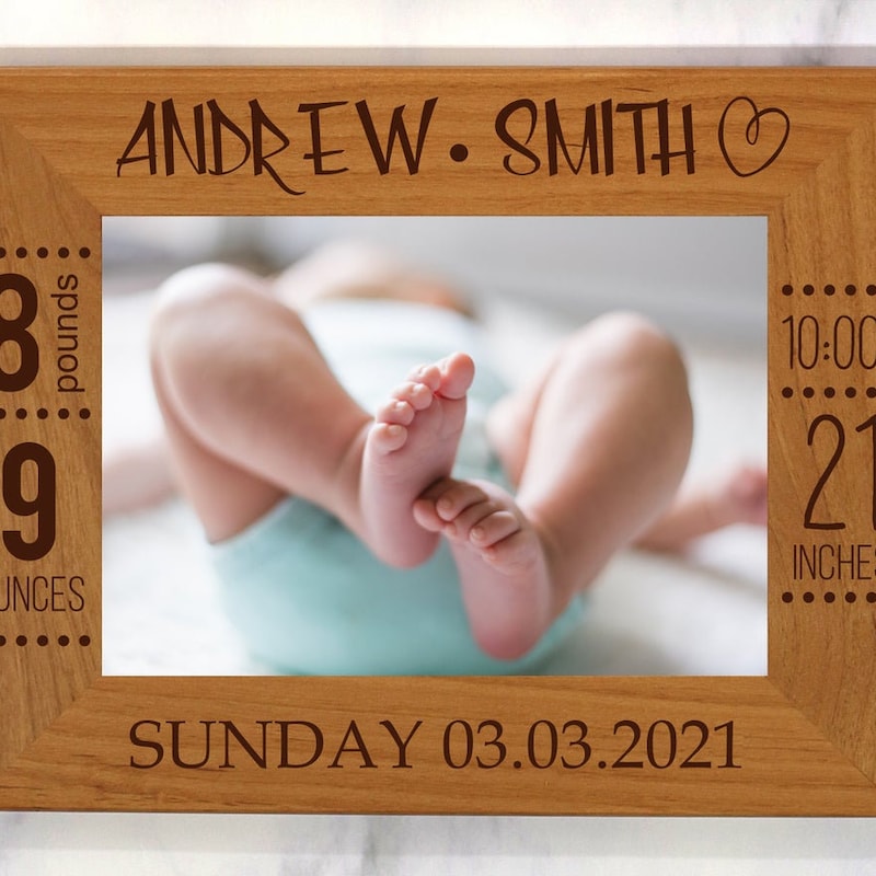 Baby Picture Frames - Etsy