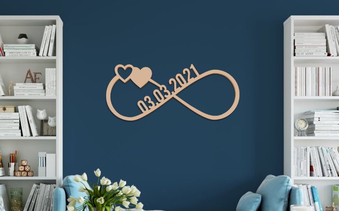 Personalized Infinity Wood Sign, Custom Infinity Wooden Sign, Infinity ...