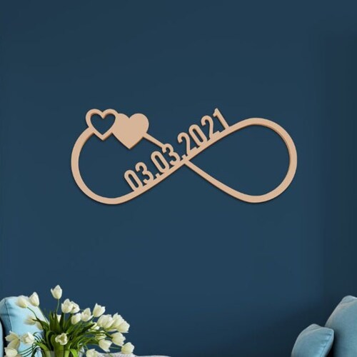 Personalized Infinity Wood Sign Custom Infinity Wooden Sign - Etsy