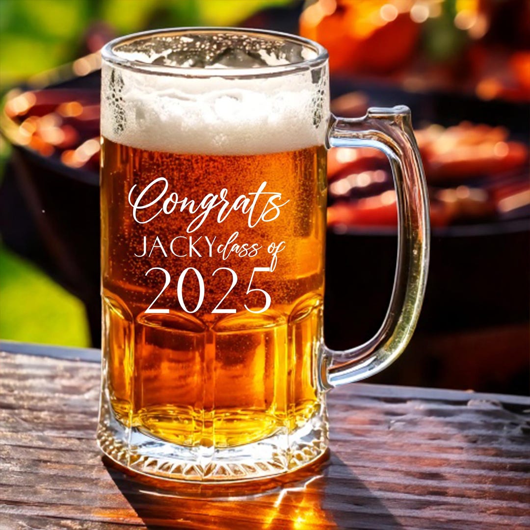 College Graduation Gift, Graduation Beer Mug, Graduation Gift, College ...