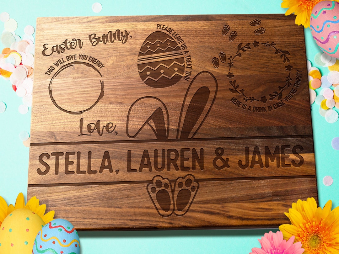 Easter Cutting Board, Easter Treat Board, Easter Gift, Easter Sunday ...