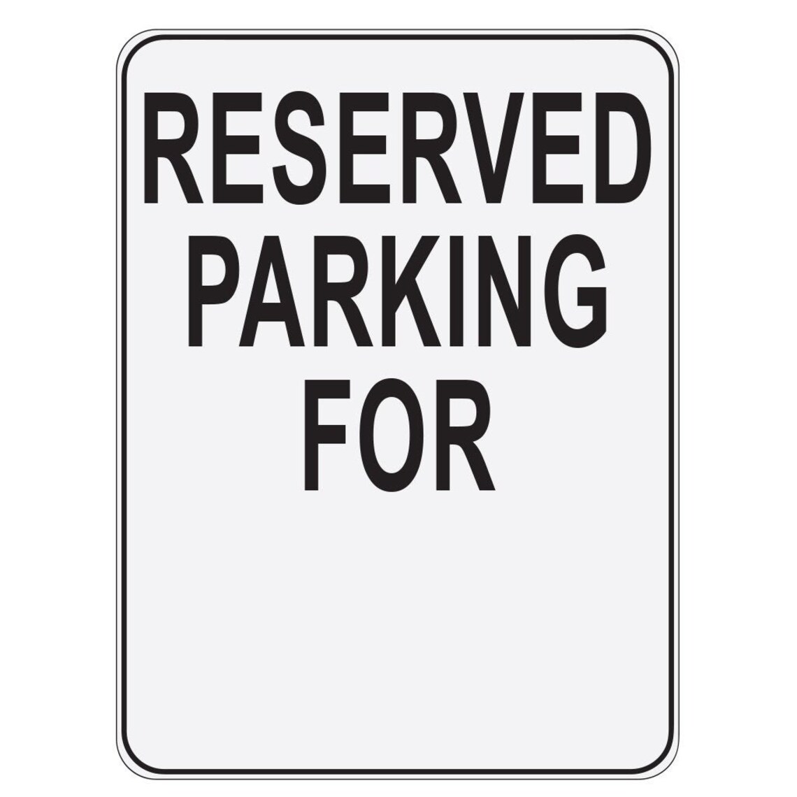 Custom Parking Sign Made of Aluminum Personalized Parking - Etsy