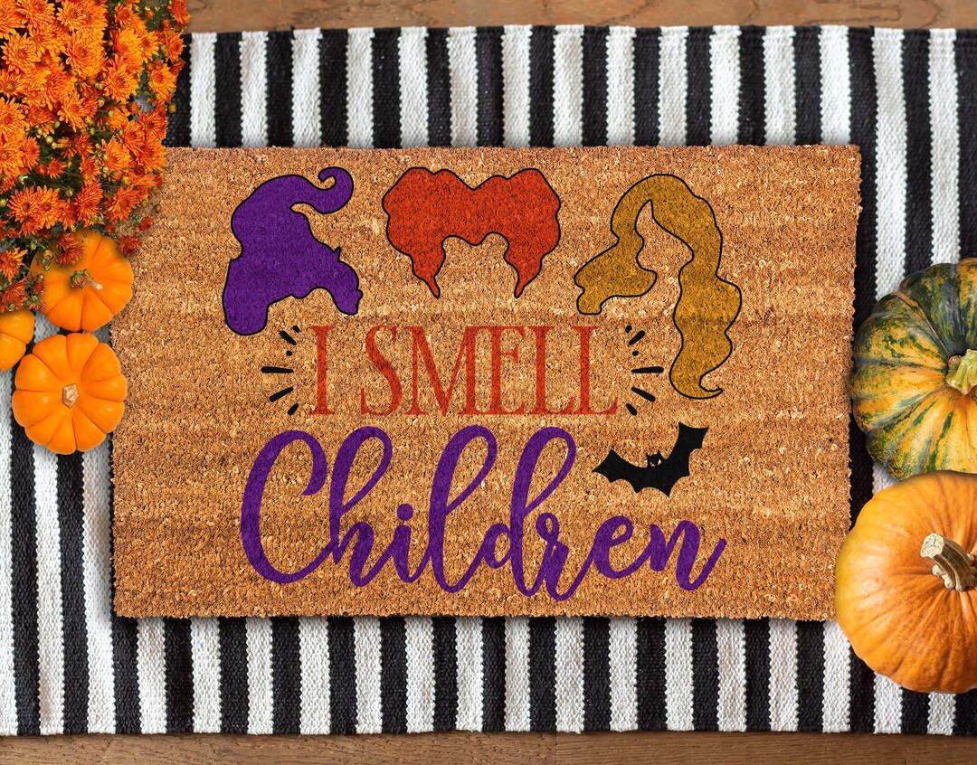 Hocus Pocus Welcome Door Mat, Autumn Themed Welcome Doormat, Autumn ...